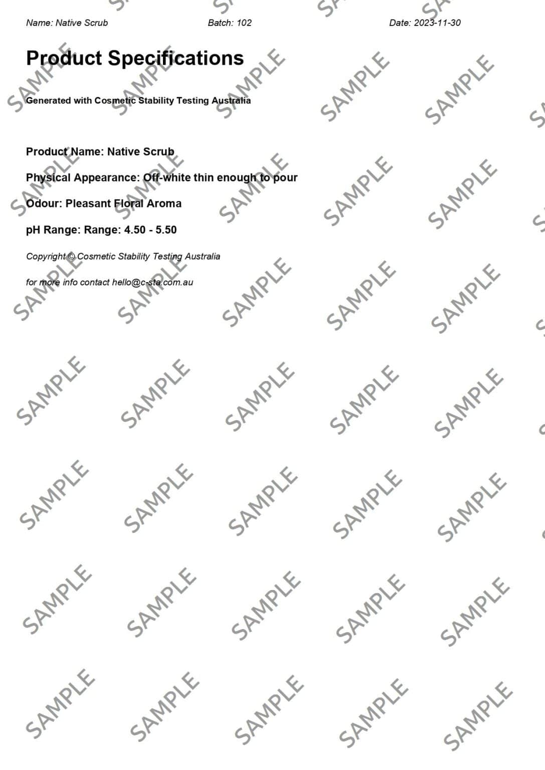 Comprehensive Cosmetic Testing - Cosmetic Stability Testing Australia